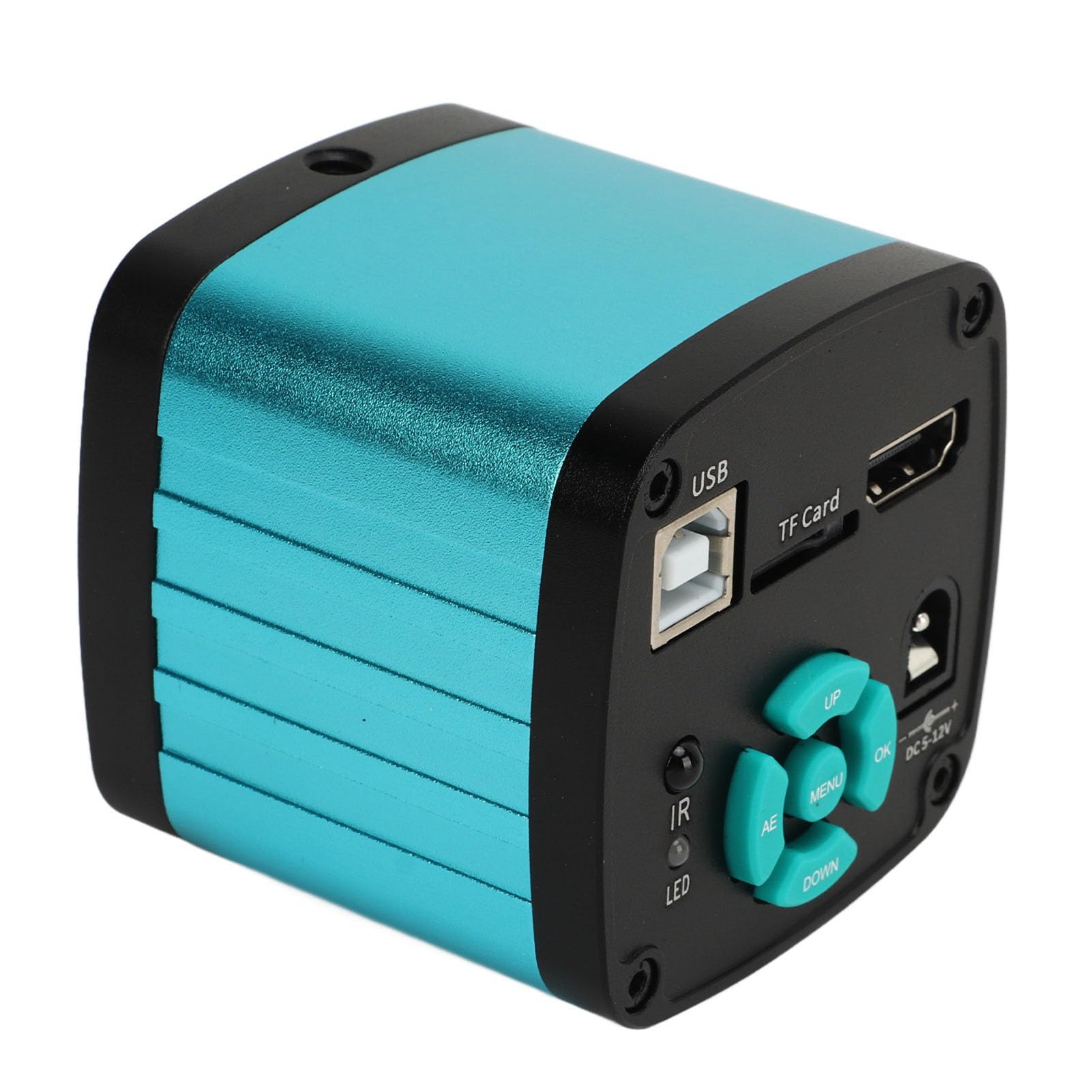 Microscope Camera, USB 2.0 100‑240VAC 400-700nm 2MP Easy Operation Industry Camera for Photo (US Plug)