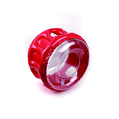 Rage Quit Protector, 360° Inflatable Contraption Protects Controllers from Impact,Clear Inflatable Rage Controller Protector for Gaming Controllers from Gamer Rage (Red)