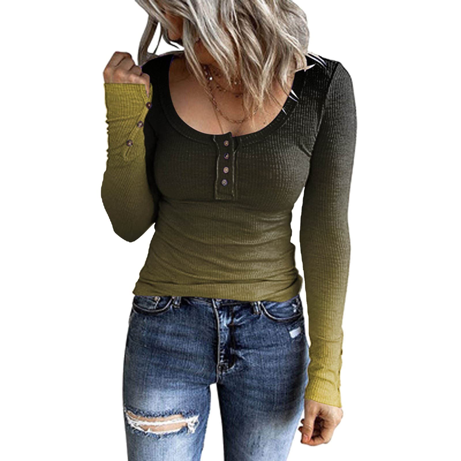 Tunic for Women Dressy Lace Stitching Base Shirt Classic Retro Long Sleeve Shirt Leisure All-Match Tops Outdoor Pullovers