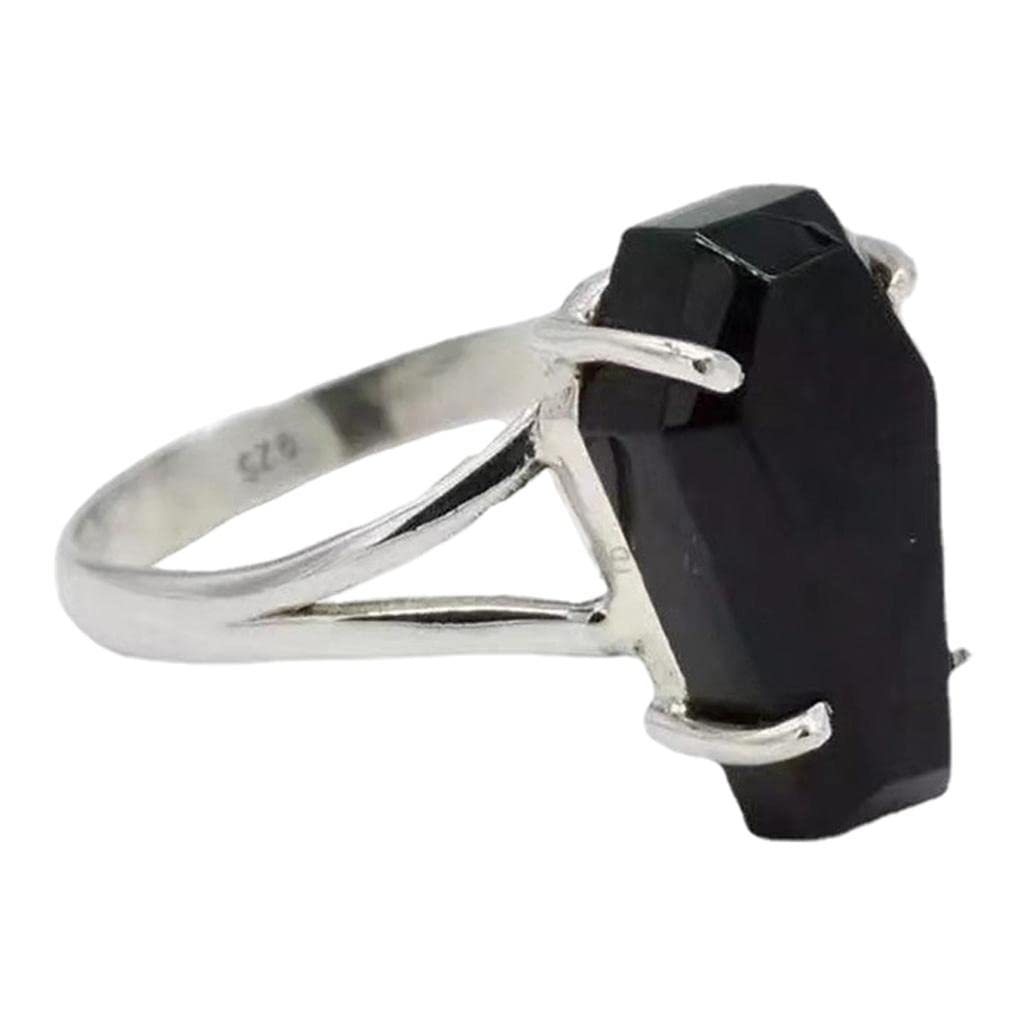 Newmind Vampire Coffin Rings, Exaggerated,Punk,Gothic,Alloy,for Show Christmas Day Teens Women