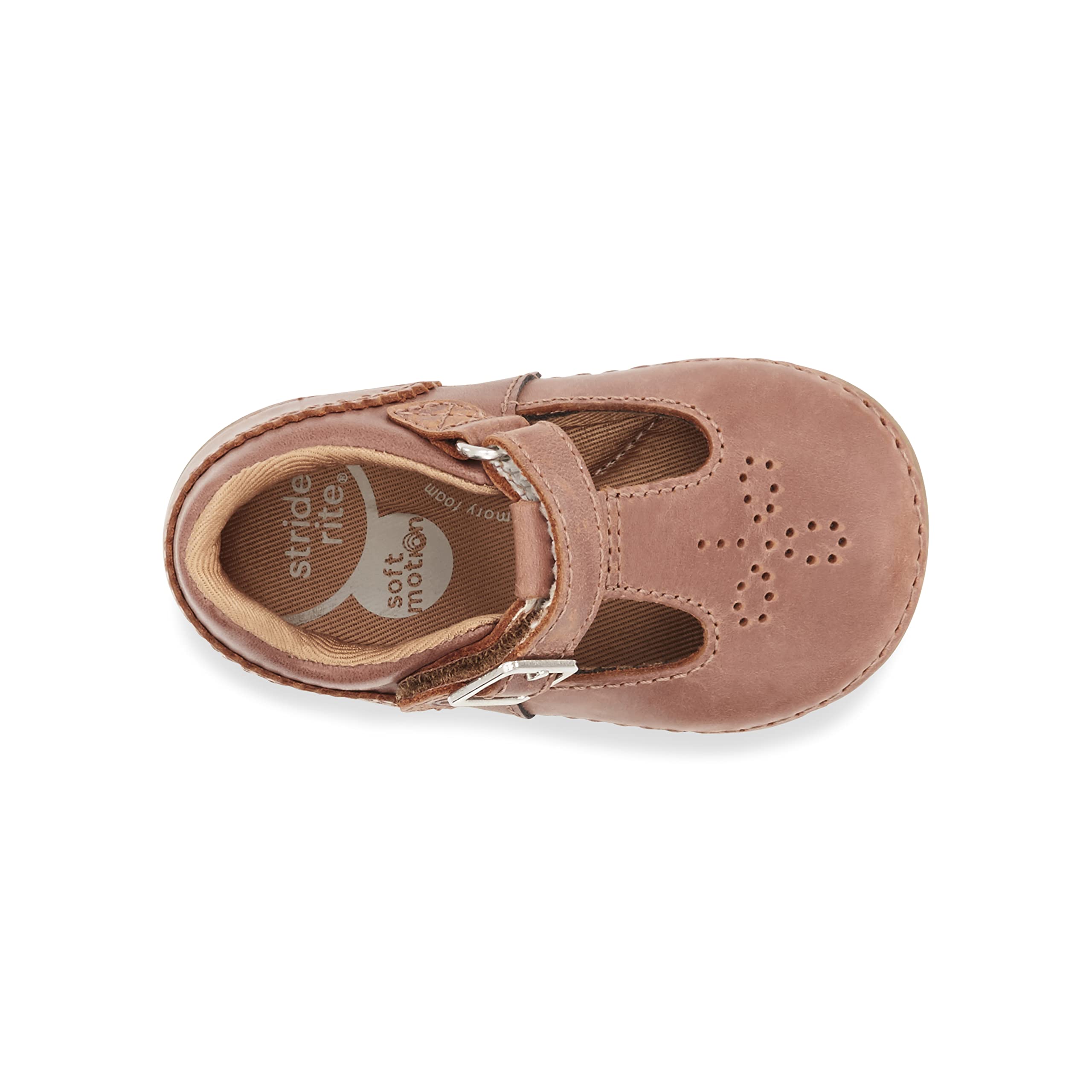 Stride Rite Baby Girls SM Lucianne Dress Shoe, Sierra, 3 Infant