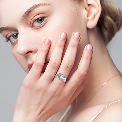Plesitep Dragon Ring Sterling Silver Dragon Gift for Women Girl (6)