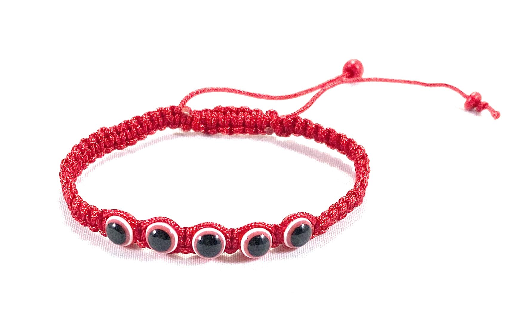 Multi Red Evil Eye Red String Adjustable Bracelet Pulsera Hilo Color Rojo De Ojo Color Rojo Para Mal De Ojo