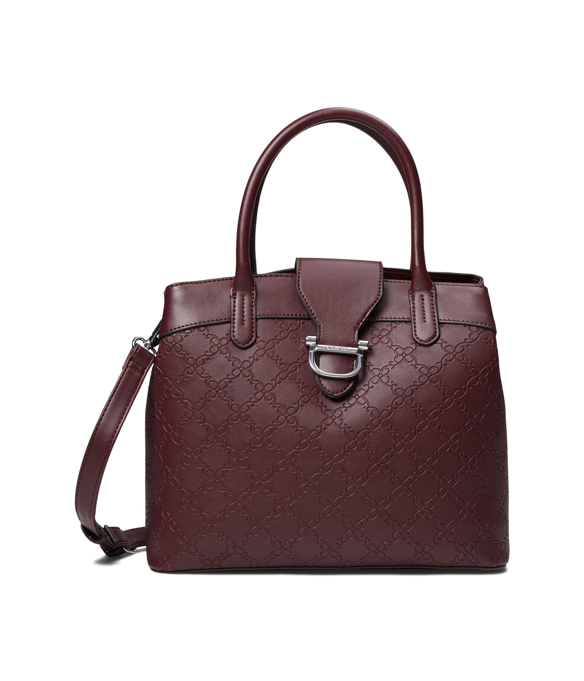 Nine West Lilah Satchel Merlot One Size