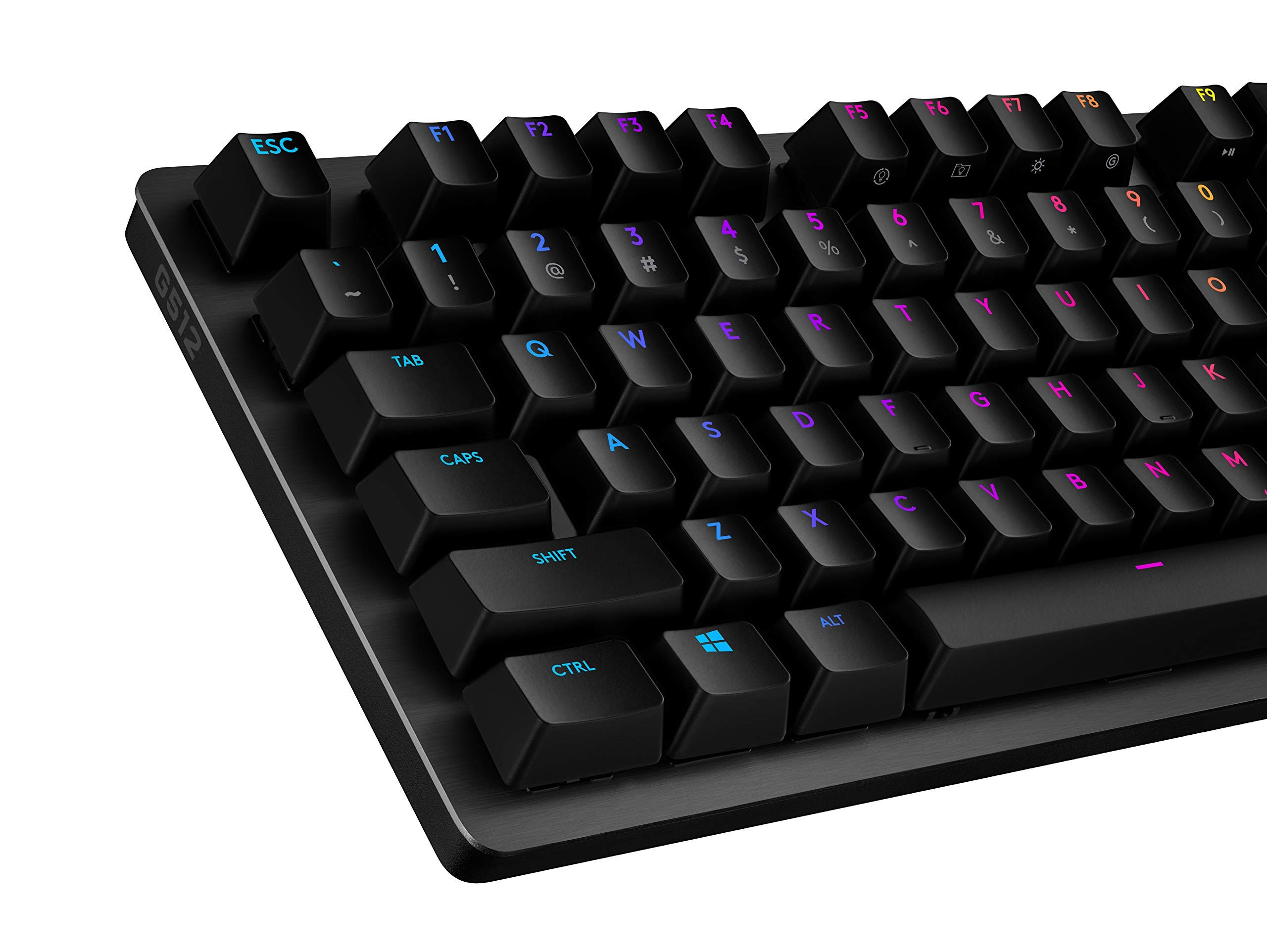 Logitech USB G512 Carbon RGB Mechanical Gaming Keyboard (Romer-G Tactile) (Renewed)