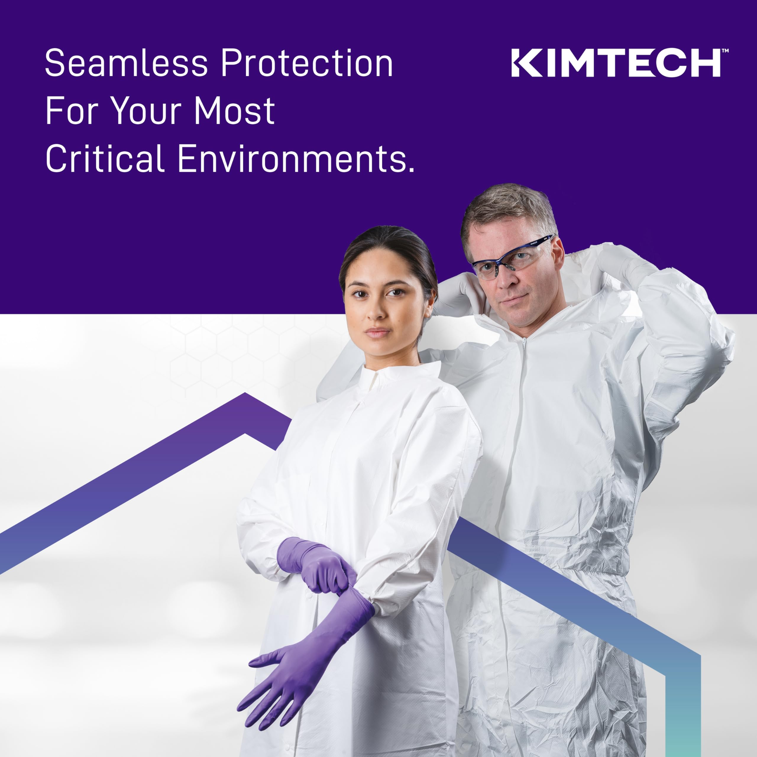 KIMTECH™ Vista™ Nitrile Exam Gloves (62825) 4.3 Mil, Ambidextrous, 9.5”, XS, 200 Nitrile Gloves/Box, Blue