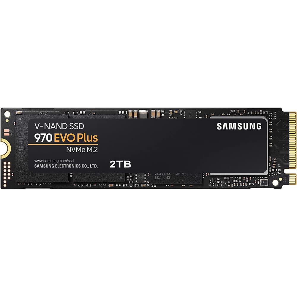 SAMSUNG MZ-V7S2T0B/AM 970 EVO Plus NVMe M.2 SSD 2TB Bundle with Lexar Play 1TB microSDXC UHS-I Memory Card and Deco Photo 6 x 6 inch Microfiber Cleaning Cloth