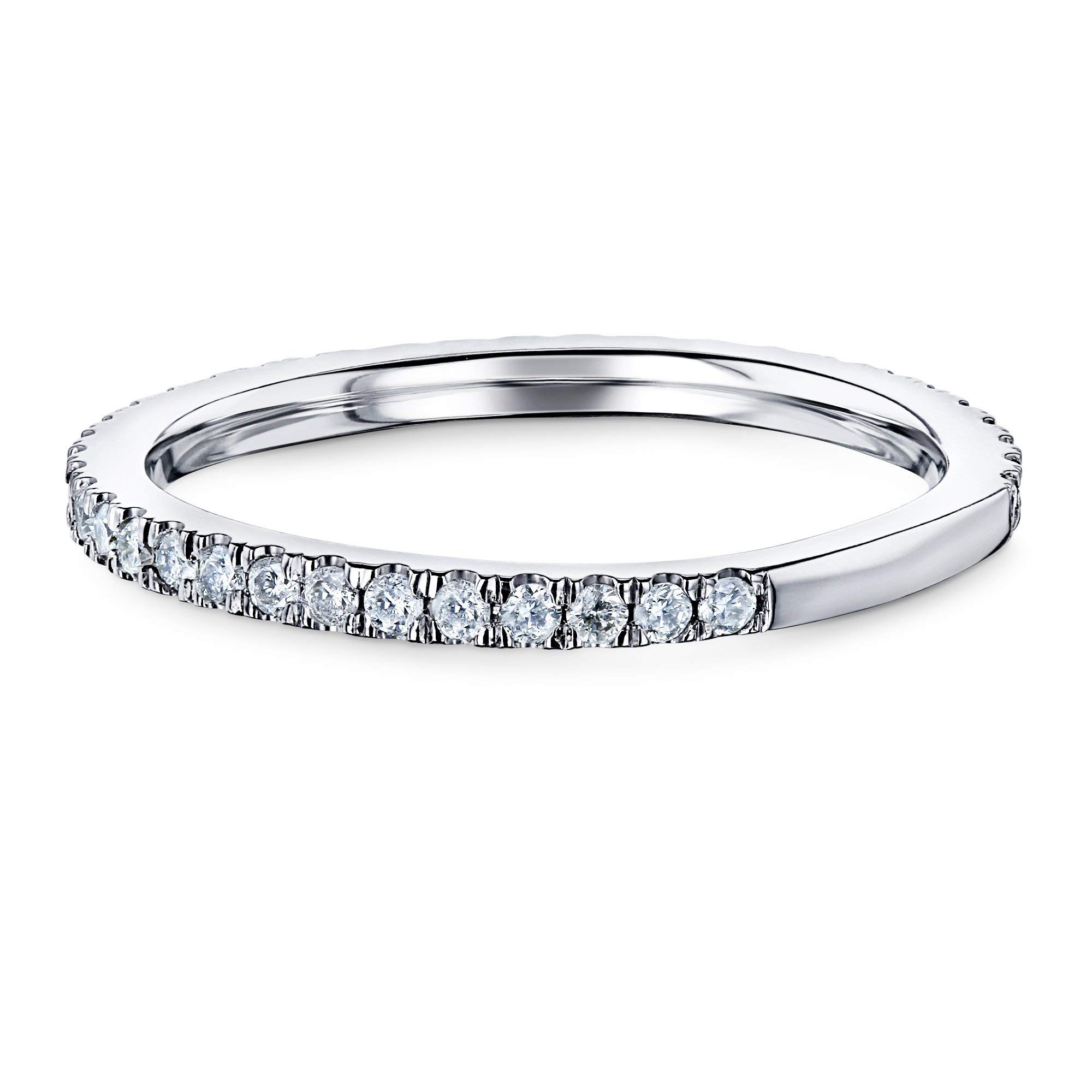 Kobelli 1/4ct.tw Diamond Classic Wedding Band 14k Rose Gold, 4.5