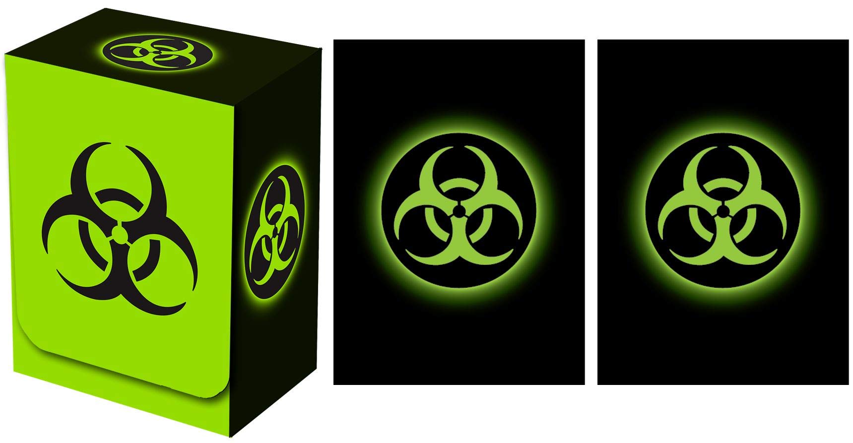 Legion Supplies Absolute Iconic Green Biohazard Deck Box with 100 Sleeves