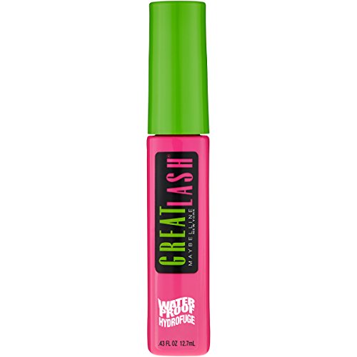 Maybelline Great Lash Waterproof Mascara, Very Black, 1 Tube