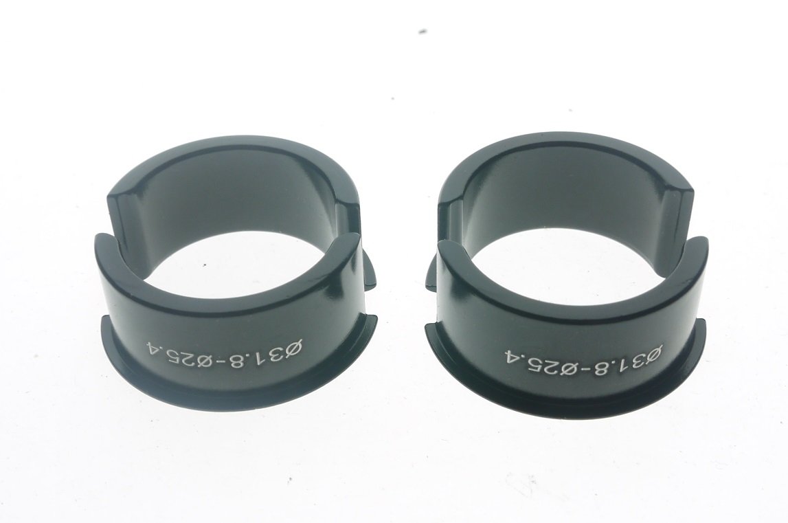 Juscycling 25.4-31.8 Alumniniun Handlebar Shim, 1 set