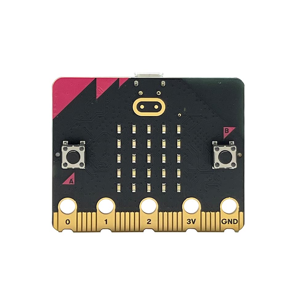 youyeetoo BBC Micro:bit V2.2 Development Board, Education Programming Learning STEM Kit for Teenager, School DIY Projects,Compatible with Microbit V1, MicroPython (Basic Bundle)