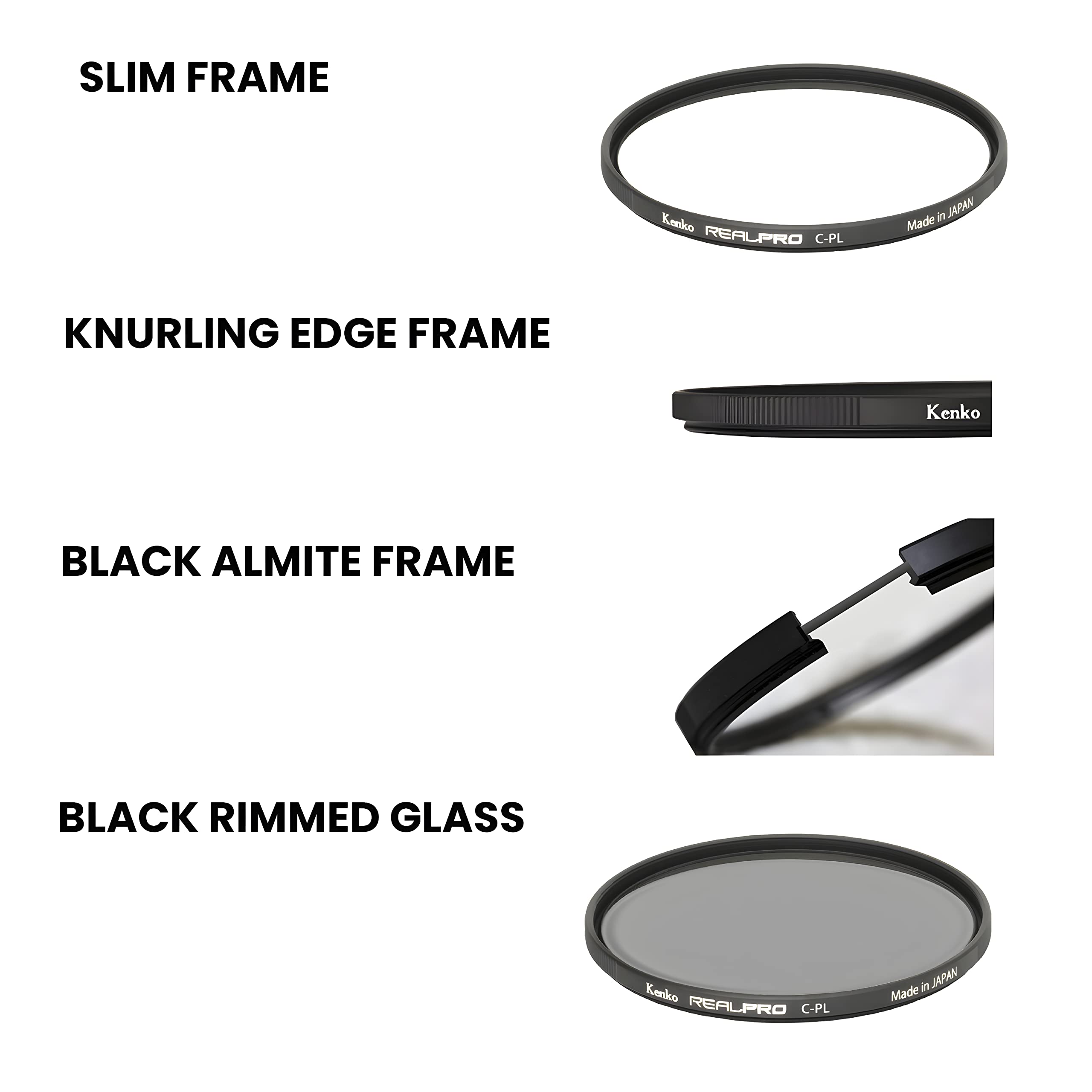 Kenko 77mm Real Pro MC UV Camera Filter Black 227778