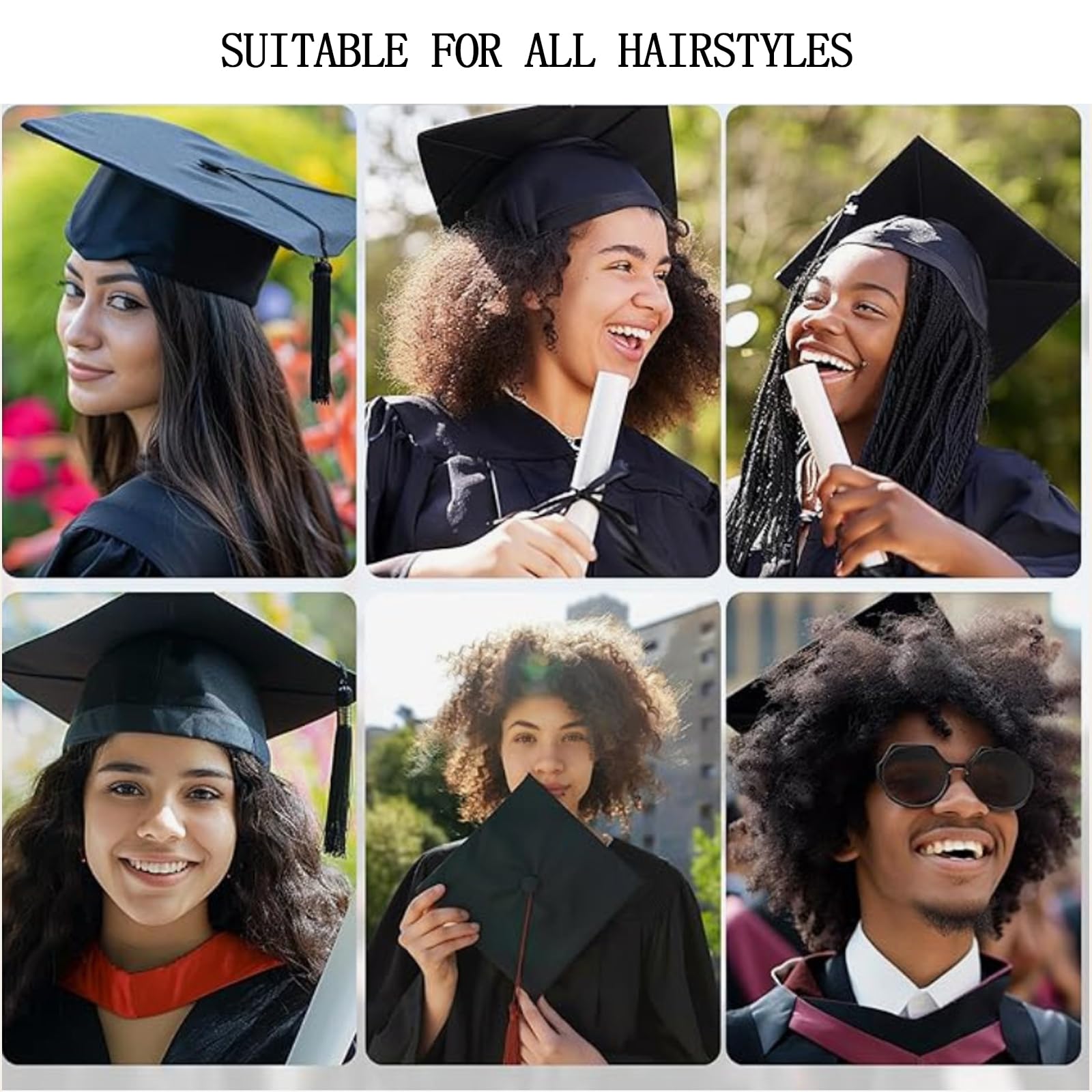 TIMMOKO 1PCS Graduation Cap Headband Holder Clip Secures Your Graduation Cap. Simple And Practical Graduation Cap Insert Headband.Perfect Accessory for Busy Graduates.