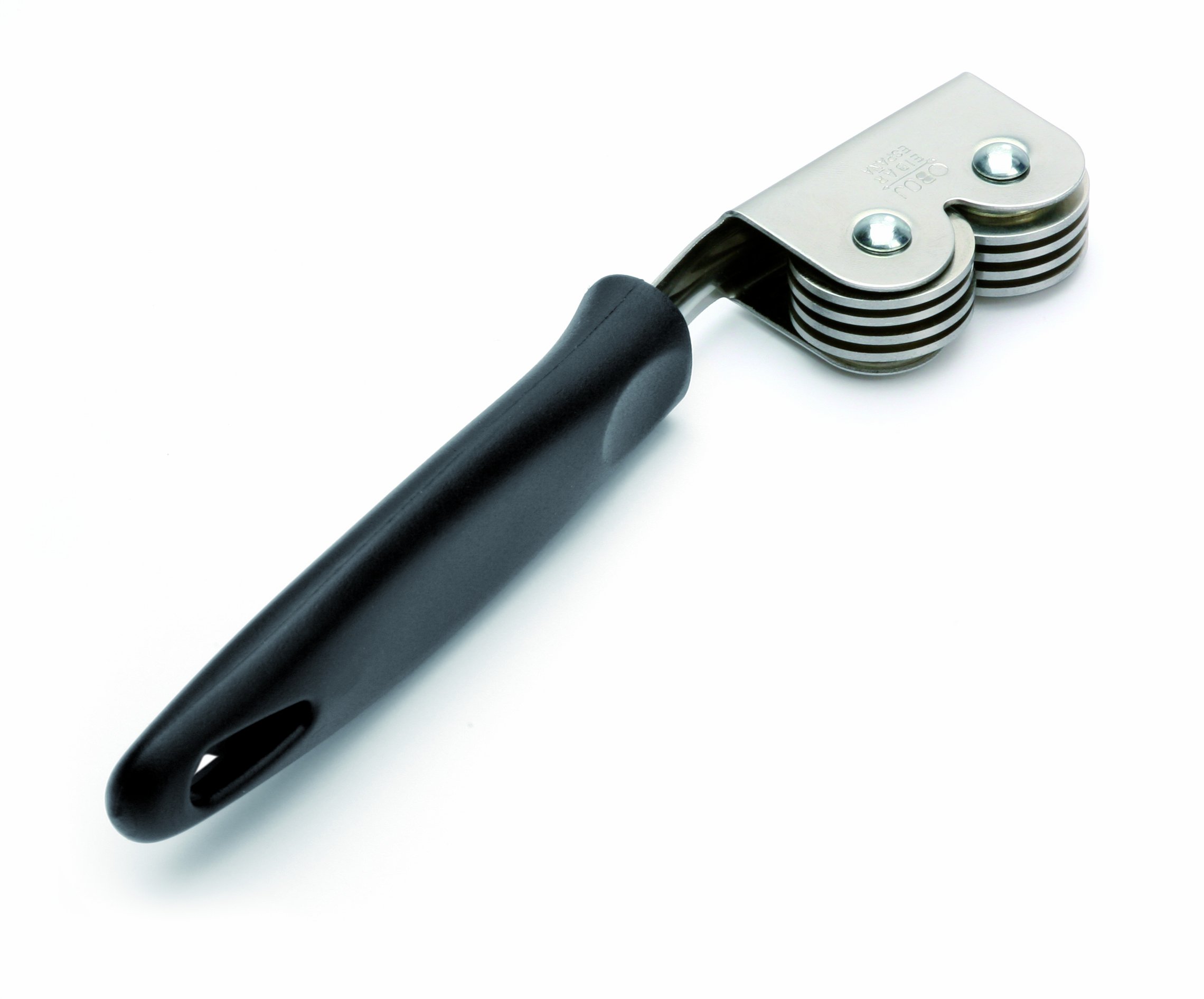 Knife Sharpener BOJ with Ergonomic Handle and Wheel Sharpening System - Repair and Restore Knives