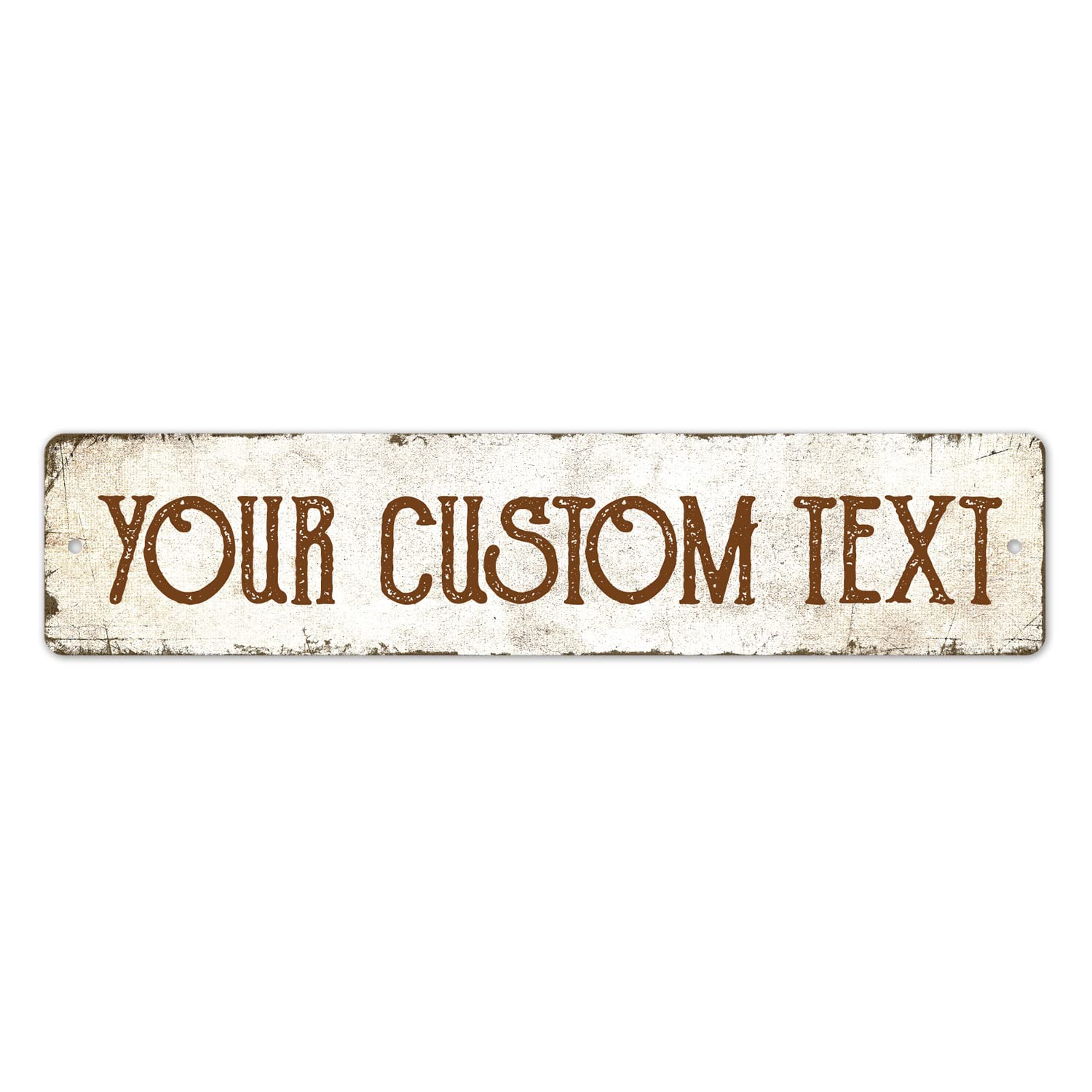 Rustic Custom Sign, Personalized Metal Signs, Cristmas Gift for Him Men Dad, Man Cave, Indoor and Outdoor Use, 4x18 Inches, ACM, Fade Resistant,