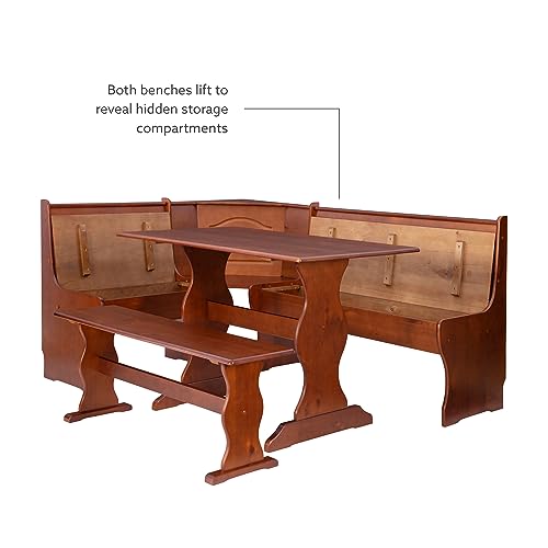 Linon Home Linon Chelsea Walnut Kitchen Nook
