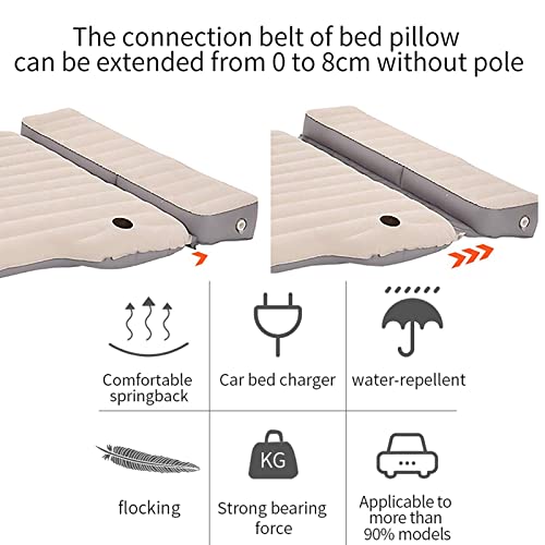 LMZX Air Mattress Bed for Tesla Model Y, 3, S, X 5 Seater,Inflatable Bed Camping Accessories Mattress(Multi-Purpose)