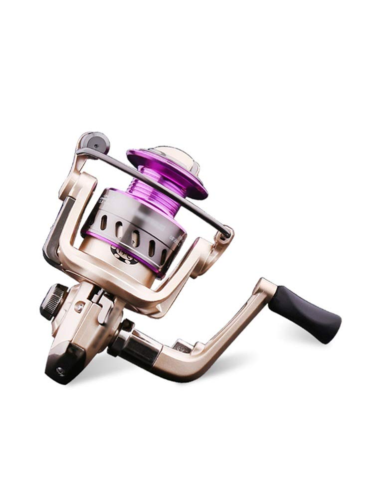 LLJPYX7L Spinning Fishing Reel for Salt Water and Fresh Water, Rocker Left/Right Hand Interchangeable, 6 Super Smooth Stainless Steel Bearings (Size : 5000)