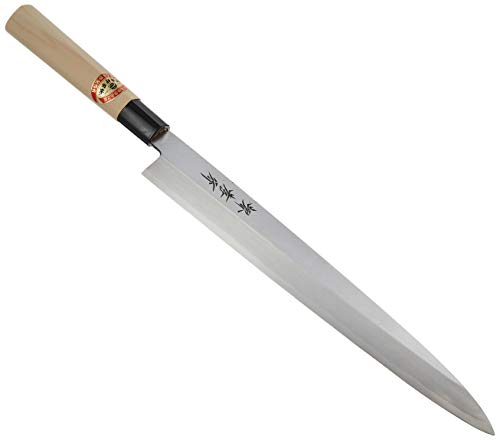 Sakai Takayuki Japanese Knife Kasumitogi Yasuki White Steel 06005 300mm Sashimi knife