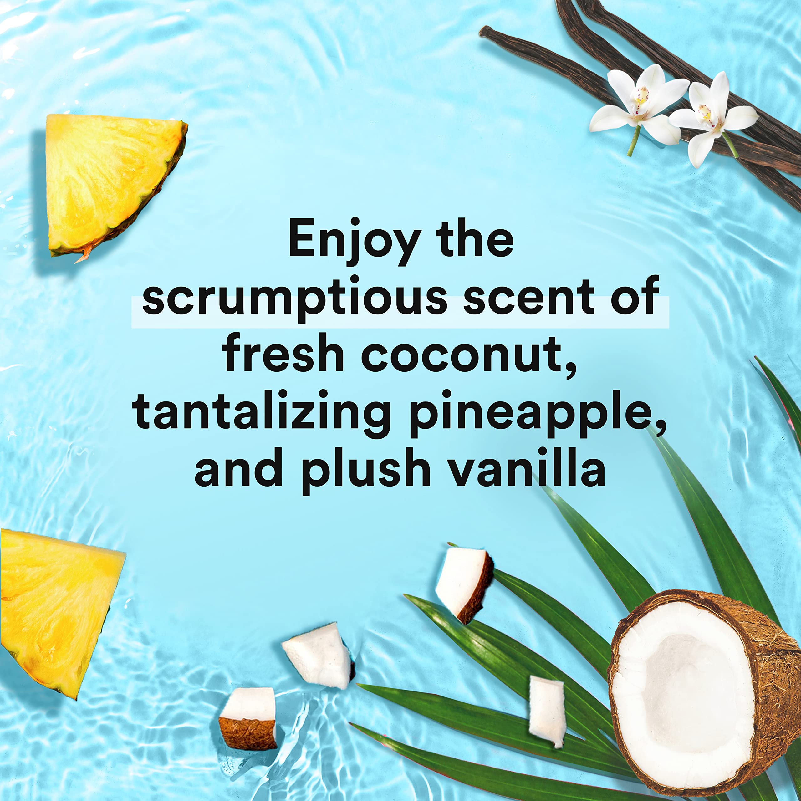 Suave Essentials Nourishing Shampoo, Infused with Coconut Extract and Vitamin E, Tropical Coconut Shampoo with a Long Lasting Fragrance 22.5 oz