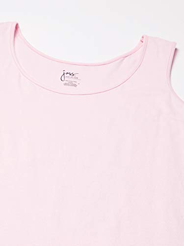 Just My Size Women's Plus-SizeJersey Shirttail Hem Tank TopPALEO PINK,1X