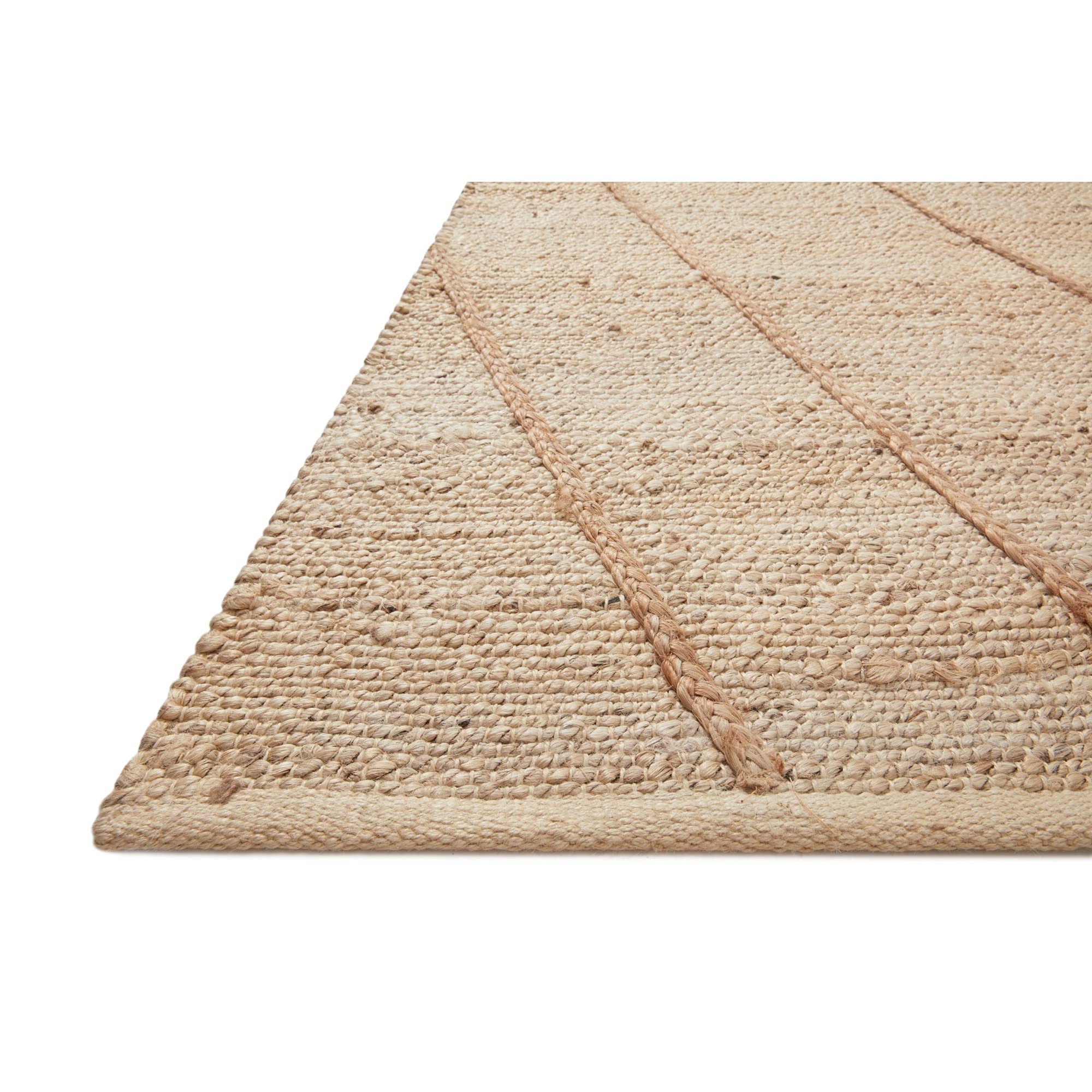 Loloi II Bodhi Ivory/Natural 2'-0" x 5'-0" Accent Rug