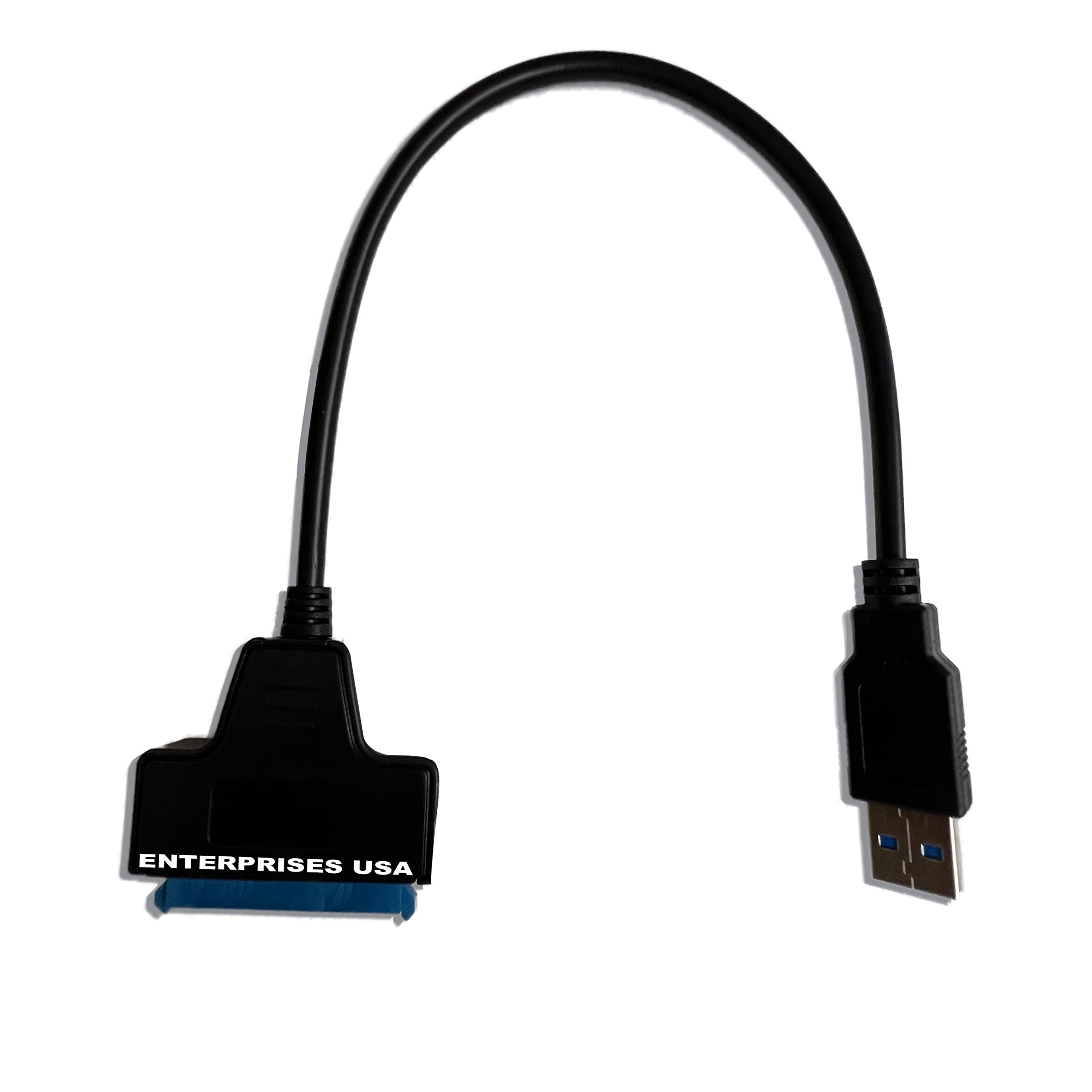 SATA to USB Cable,USB 3.0 to SATA III Hard Drive Adapter Converter for 2.5 Inch SSD & HDD Data Transfer, Support UASP (Black) Enterprises USA