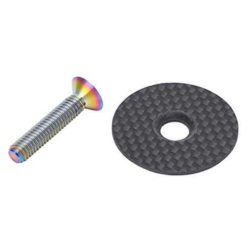 Pinsofy Headset Top Protection Multifunctional Carbon High Strength Titanium Alloy Stem for Road Bike