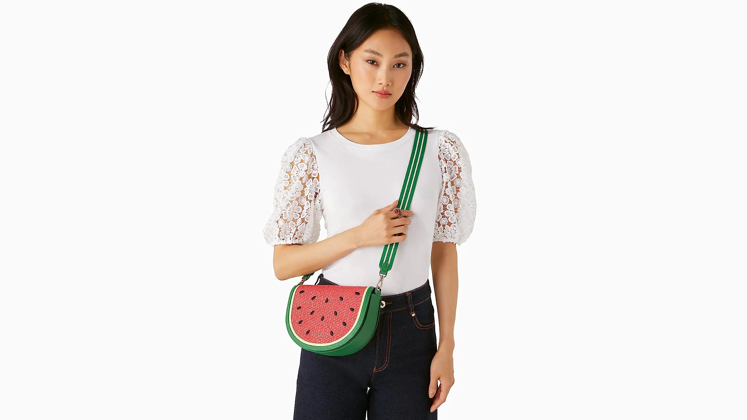 Kate Spade New York Cresent Crossbody (Watermelon)