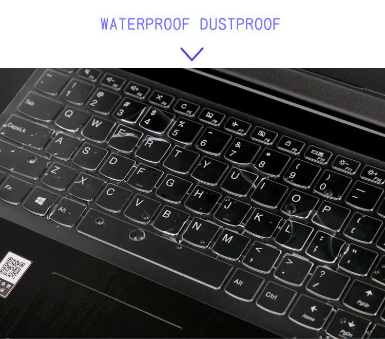 Keyboard Cover Protective Skin fits for Lenovo T15 & T15 Gen 2, T15p T15g L15 E15, E15 Gen 2, Thinkpad T570 T580 T590 E580 E590 E595 L590, Thinkpad P15v P15S P52 P52S P72 P53 P73