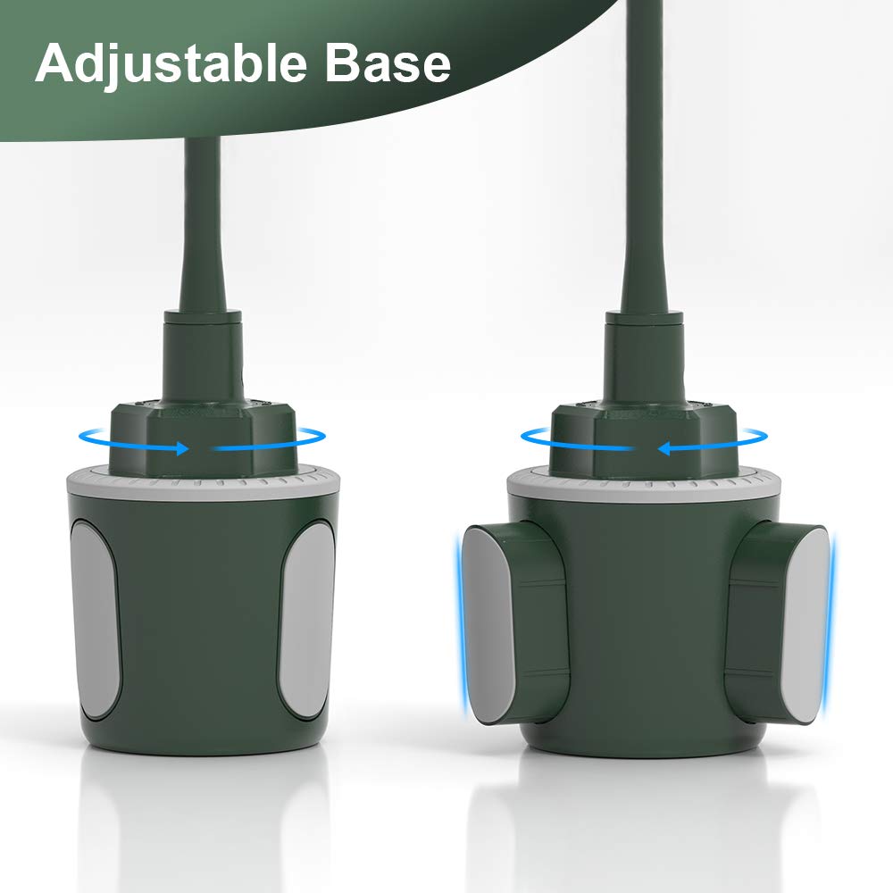 KLKE Car Phone Holder, Universal 360 Rotatable Cup Holder for iPhone, Samsung, LG, Compatible with 4.7-6.4 Inch Screens