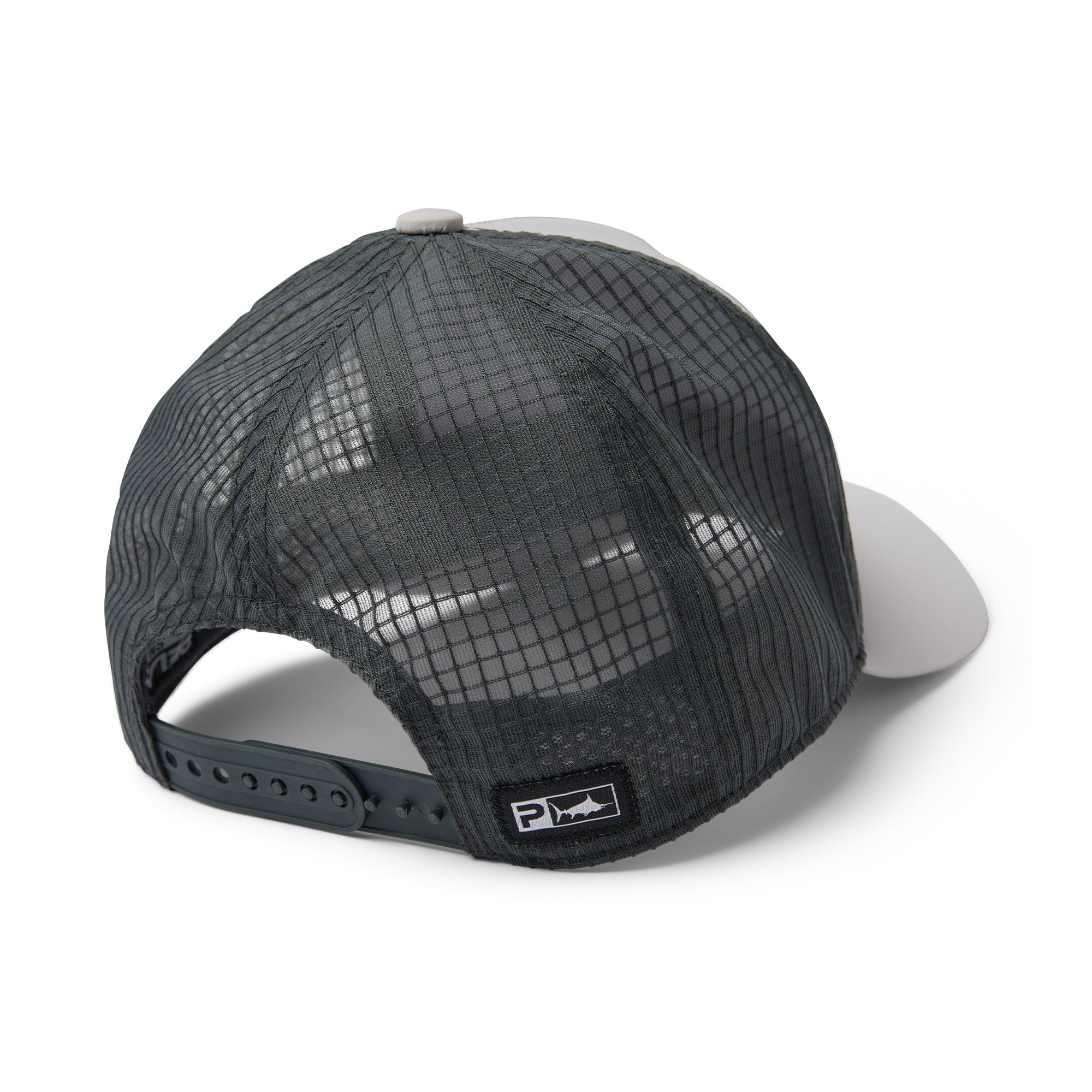 PELAGIC Apparel Echo Gyotaku Performance Trucker Black