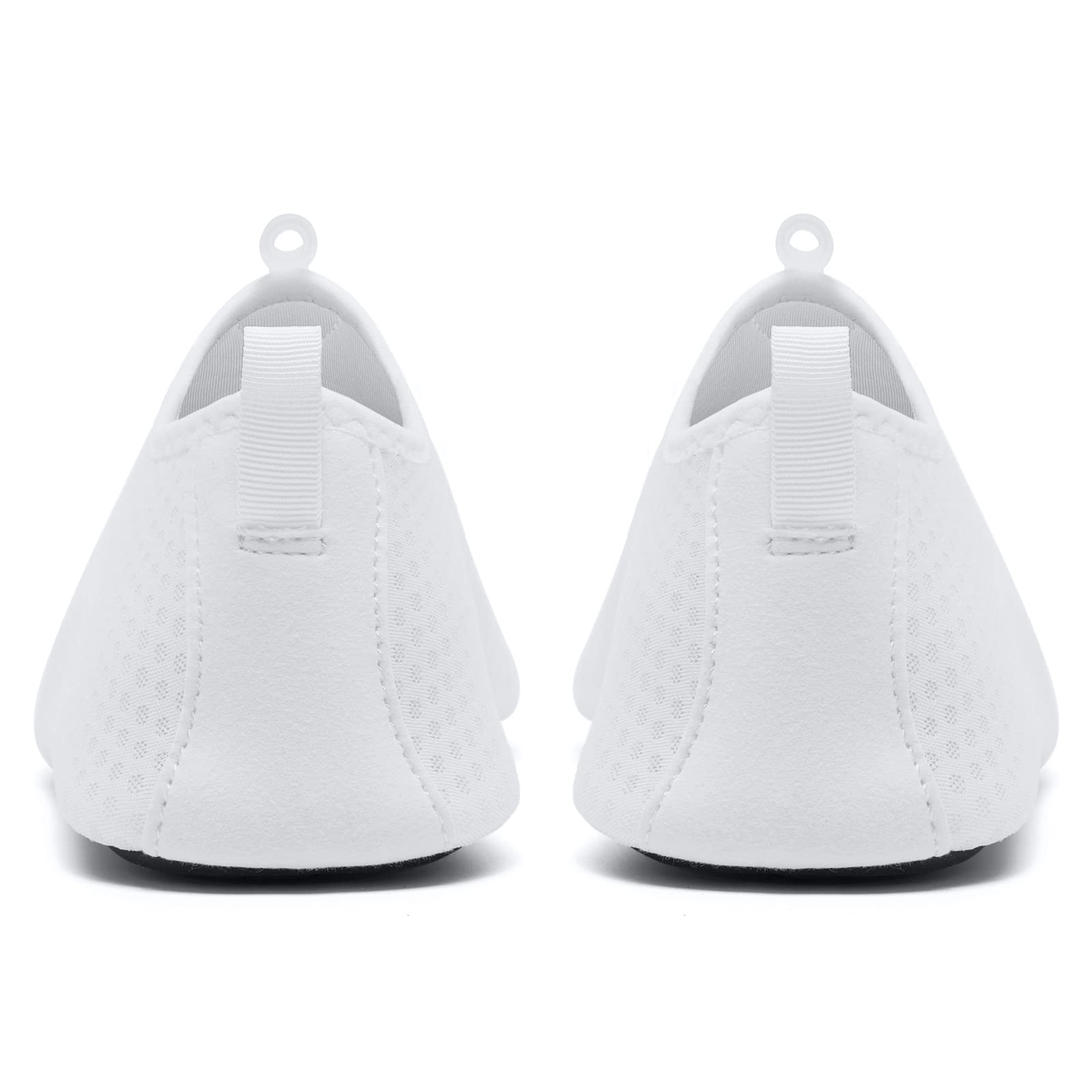 Limberun Water Shoes for Women Men Swim Shoes Beach Shoes Thick Soled Quick-Drying Comfortable White38/39