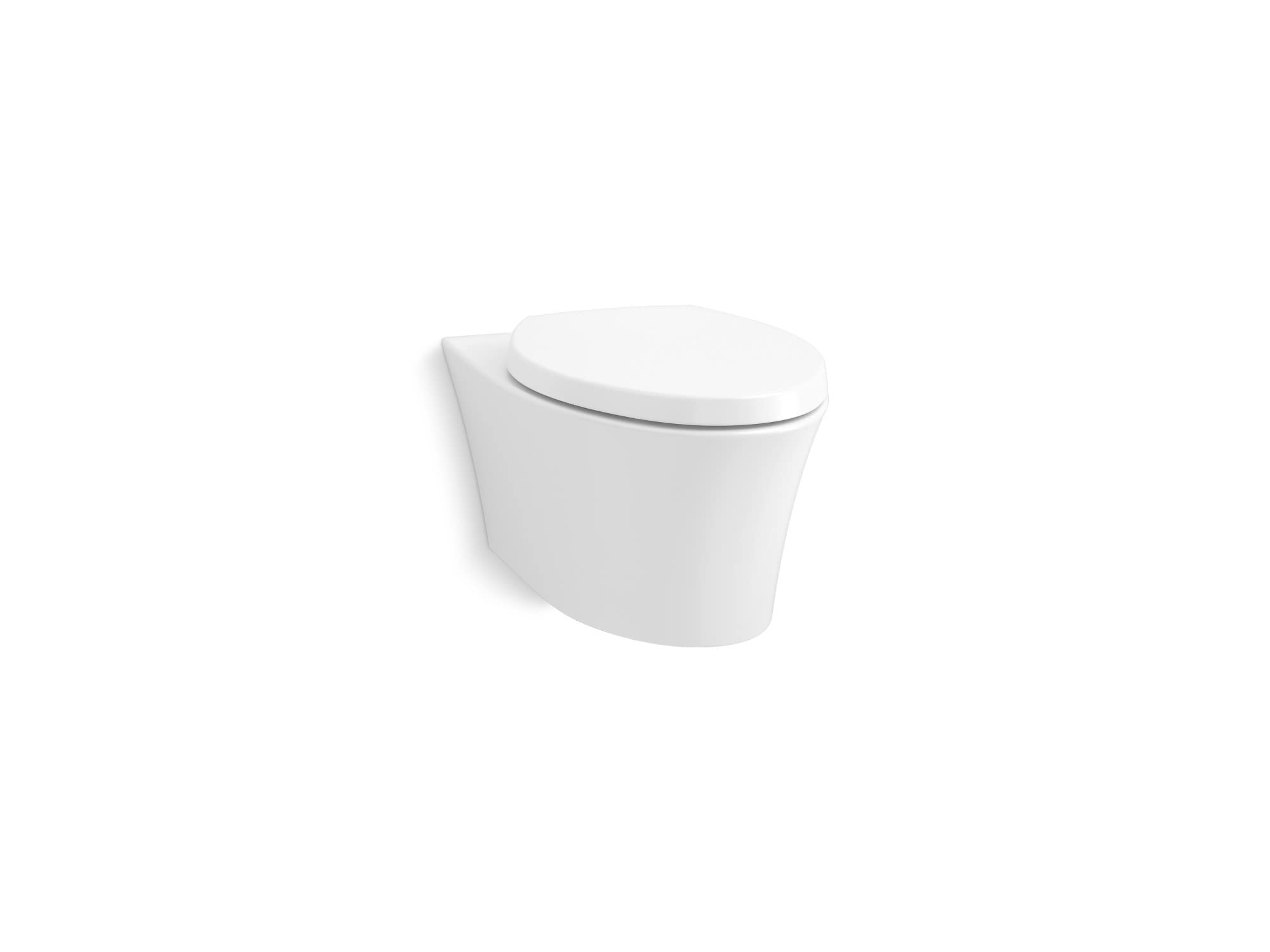 Kohler 31539-0 K-31539-0 Veil Wall-Hung Dula Flush Toilet, White