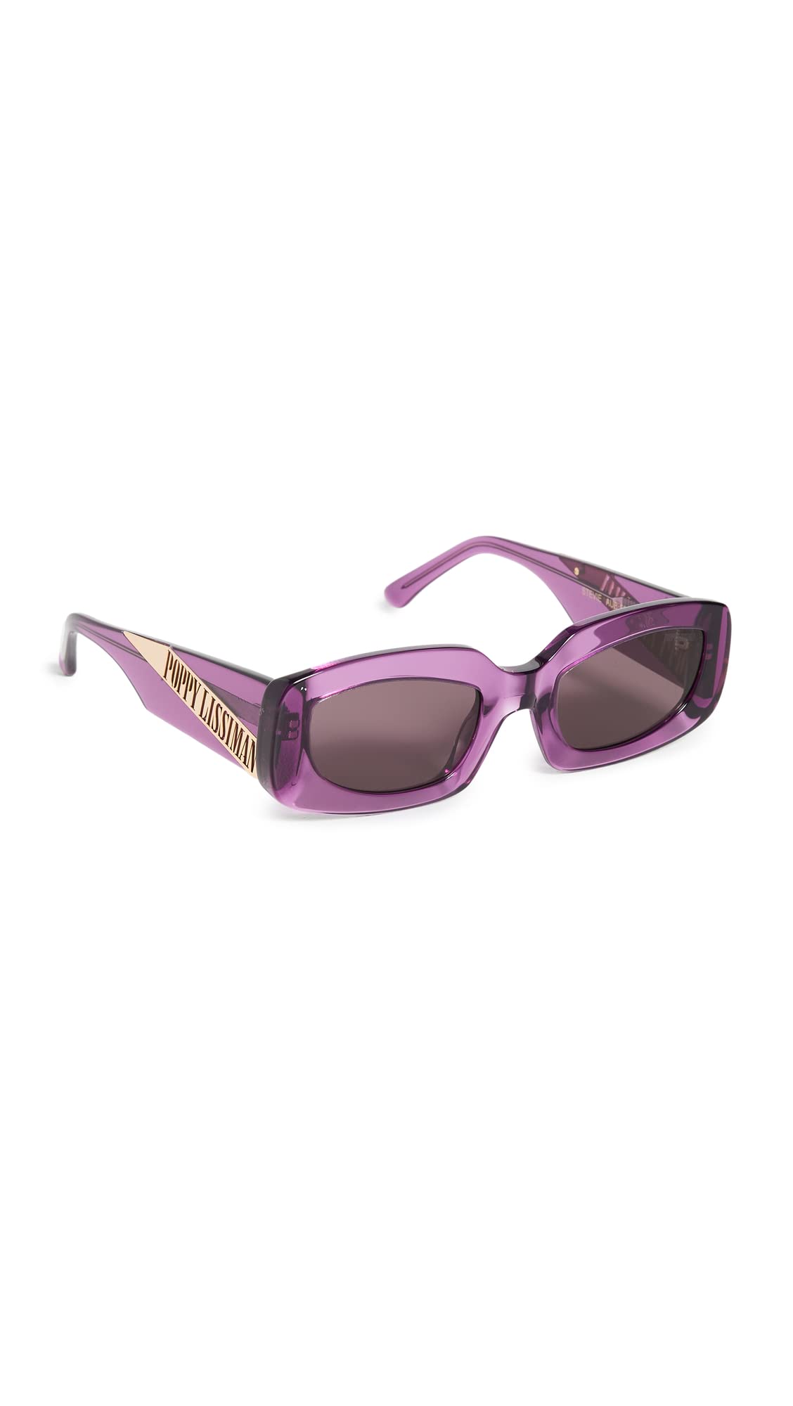 Poppy Lissiman Women's Stevie Sunglasses, Aubergine, Purple, Black, One Size