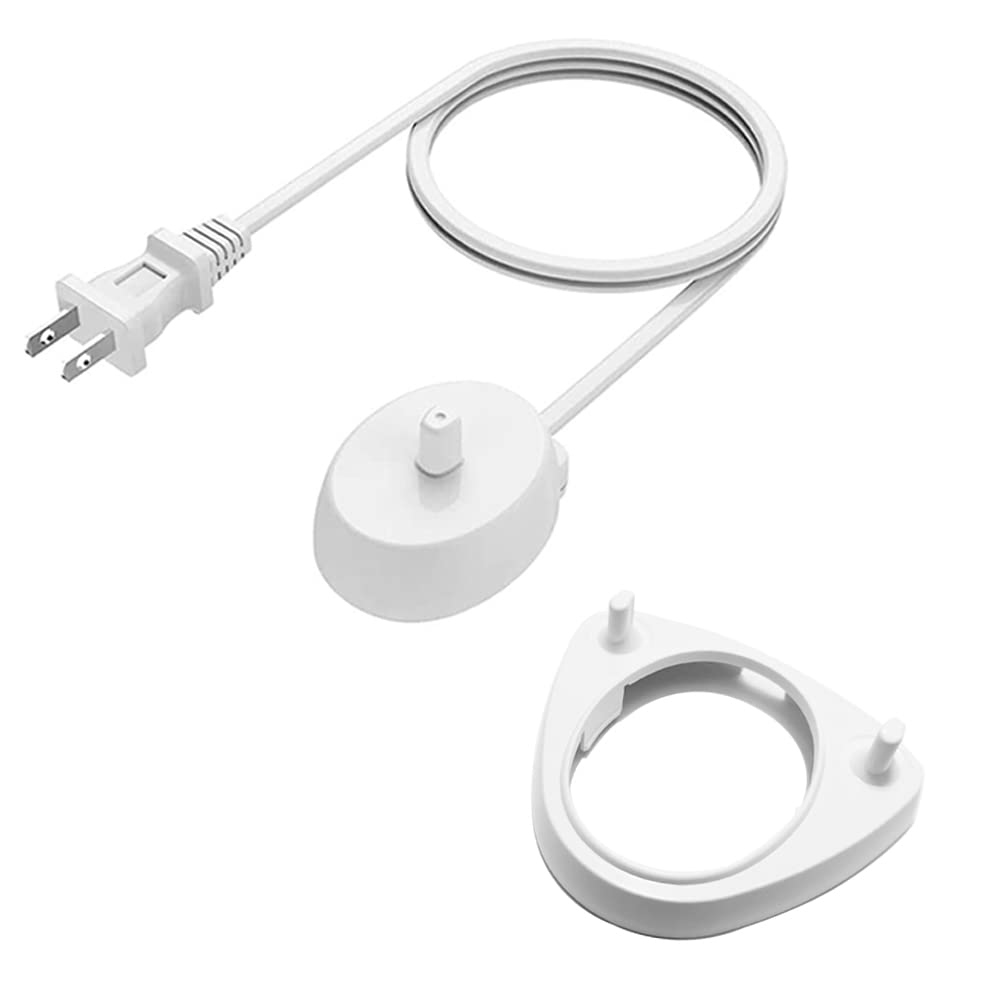 Replacement Charger Base for Braun Oral-B 3757,Portable Replacement Oral B Electric Toothbrush Charger Power Cord Supply Inductive Charging Base for Genuine Pro and Most with Stand Holder