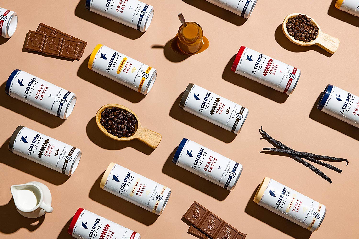 La Colombe Vanilla Draft Latte - 9 Fluid Ounce - Cold-Pressed Espresso and Frothed Milk + Vanilla - Made with Real Ingredients - Grab and Go Coffee