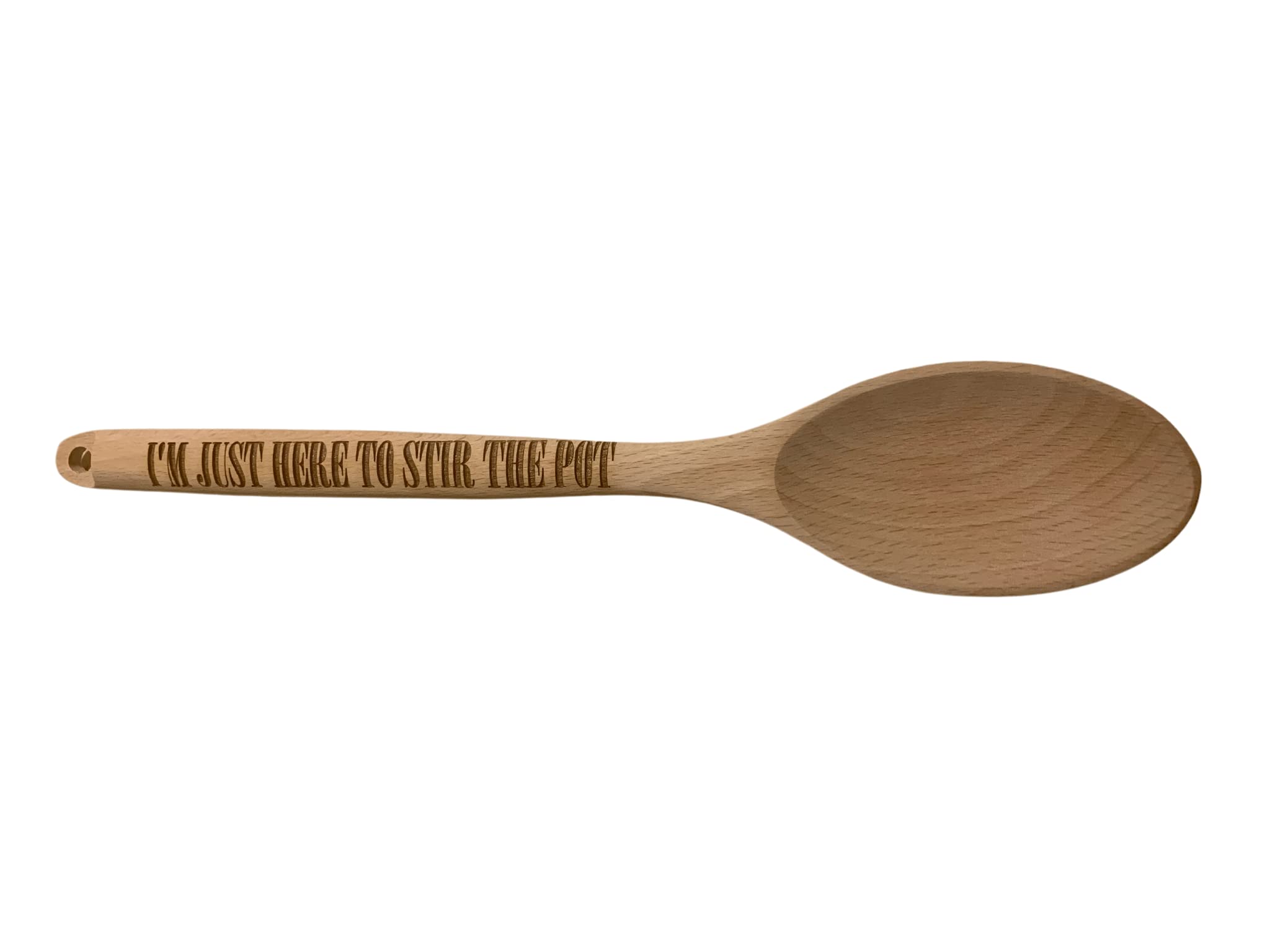 Stir The Pot Engraved Wooden Spoon/Kitchen Puns/Kitchen Spoon/Stirring Spoon/Funny Spoon/Shit Stirrer/Gift For Mom/Chef Gift