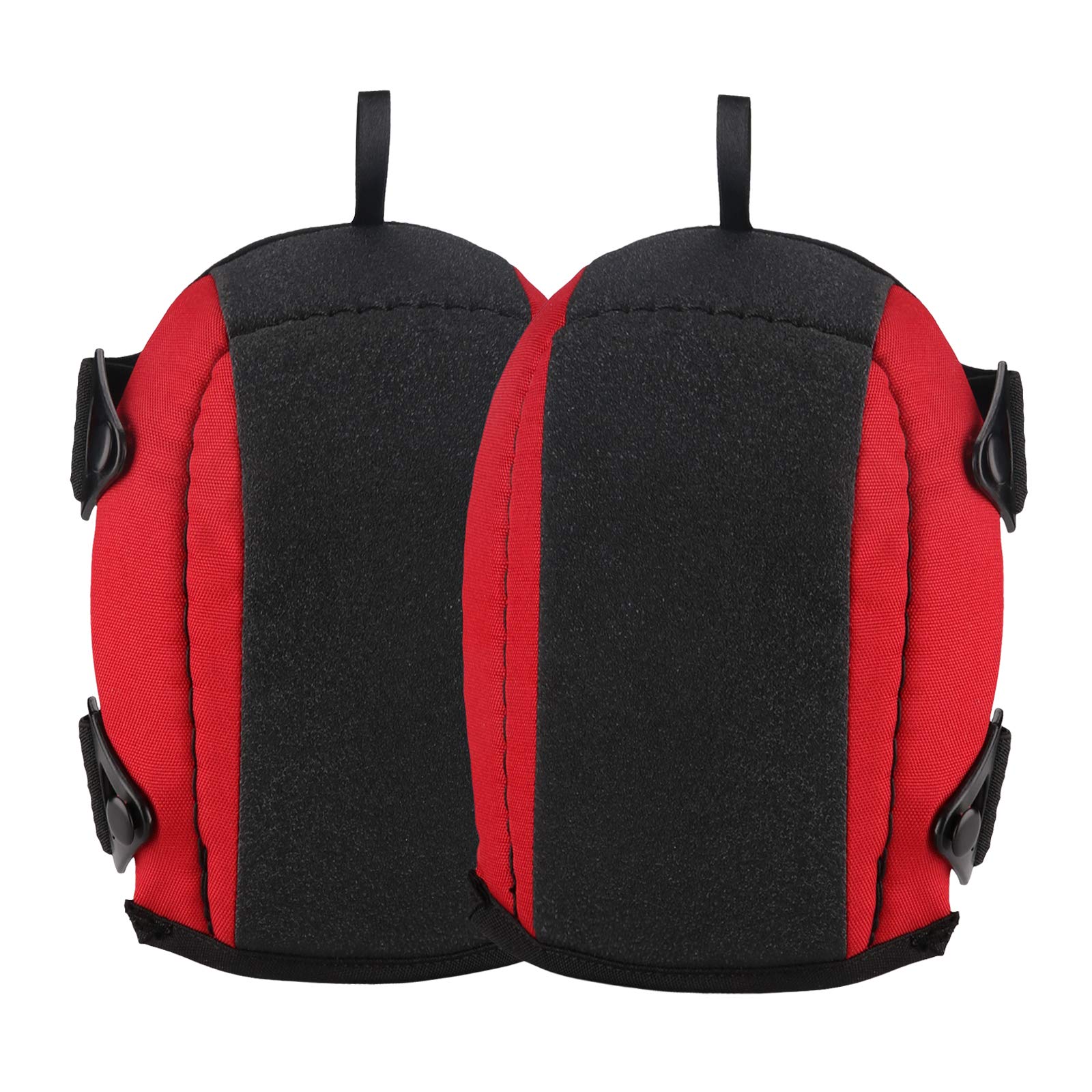 LIDUEN PRO Knee Pads for Work with with Foam Padding,No-Slip Leather & Strong Double Straps, Adjustable Easy-Fix Clips,Knee Protector for Flooring,Gardening,Cleaning,Roofing