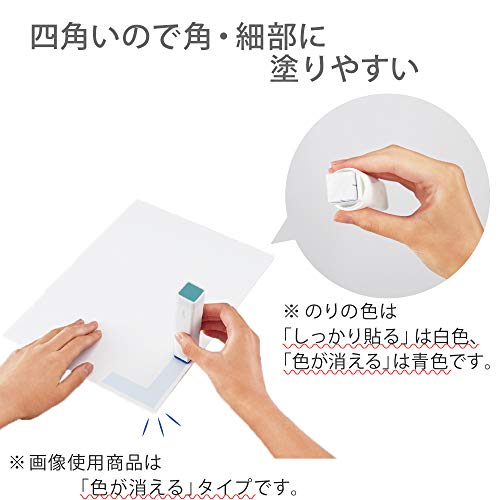 Kokuyo Gloo Square Glue Stick, Firm Stick, Middle Size, Pack of 3, Japan Import (TA-G302-3P)