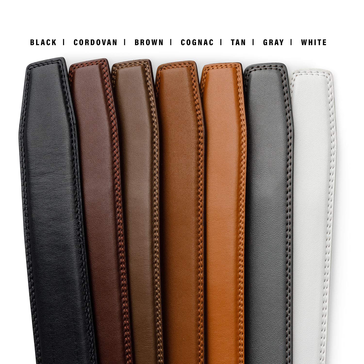 KORE Men’s Full-Grain Leather Track Belt | “Endeavor” Alloy Buckle
