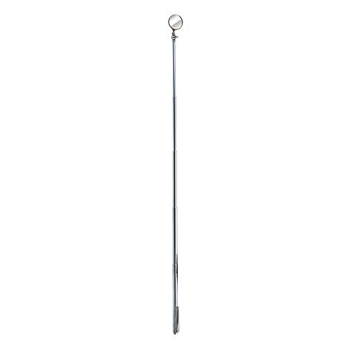 Ullman A-2T Circular Telescoping Pocket Inspection Mirror, 7/8" Diameter, 4-1/2" to 18" Extended Handle Length