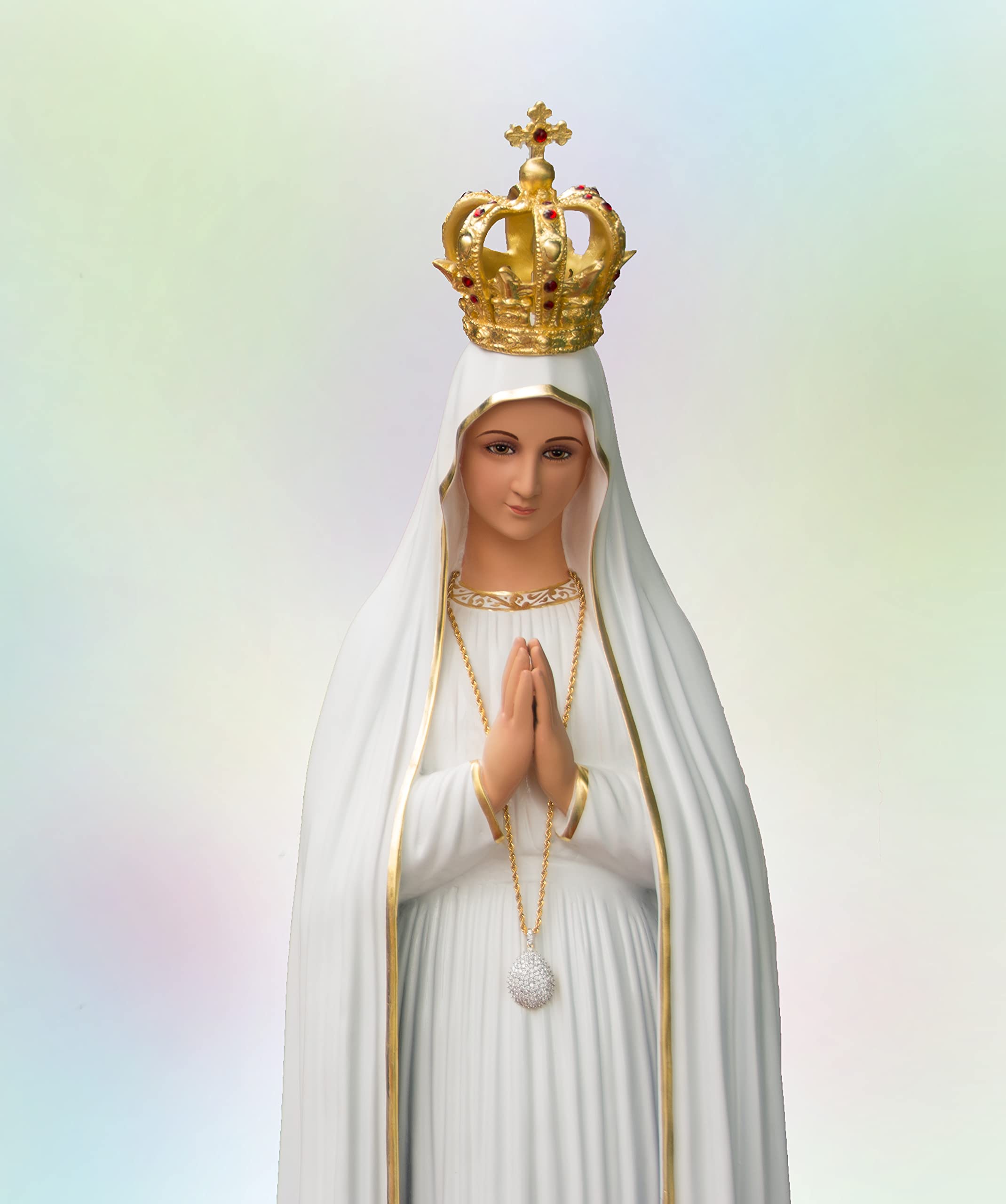 OUR LADY OF FATIMA MEDAL - THE PATRON SAINTS MEDALS - 100% MADE IN ITALY -