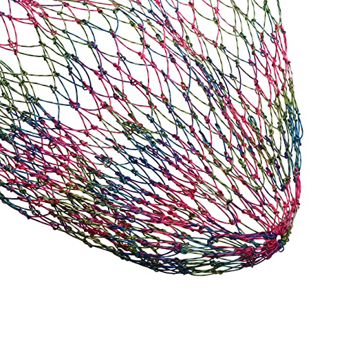 PATIKIL Fishing Net Replacement, Dia.13.8" PE Landing Net Replacement Mesh for Freshwater Saltwater Fishing, Multicolor