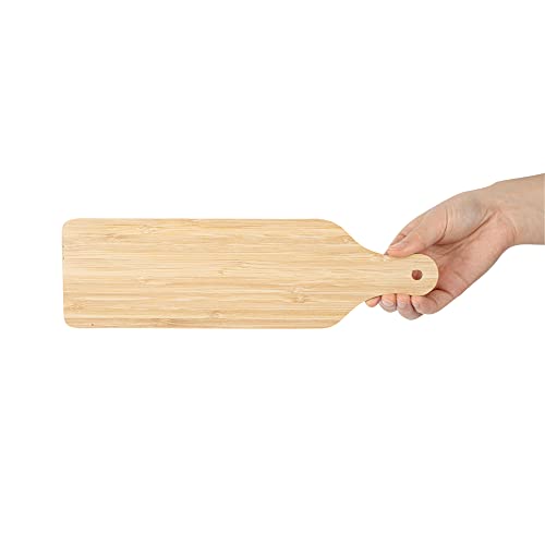 Restaurantware Nature Tek Bamboo Disposable Cheese/Charcuterie Board - 11 3/4" x 3 1/2" - 2 count box