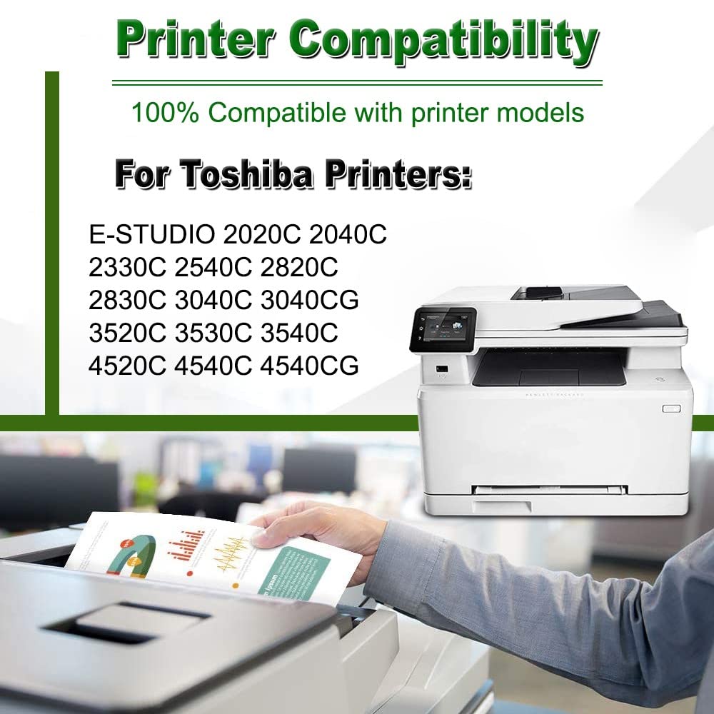 Kolasels 8-Pack (Black) Compatible TBFC28 TB-FC28 Waste Toner Container Box (High Capacity) fit for Toshiba E-Studio 2020C 2040C 2330C 2540C 2820C 2830C 3040C Printer