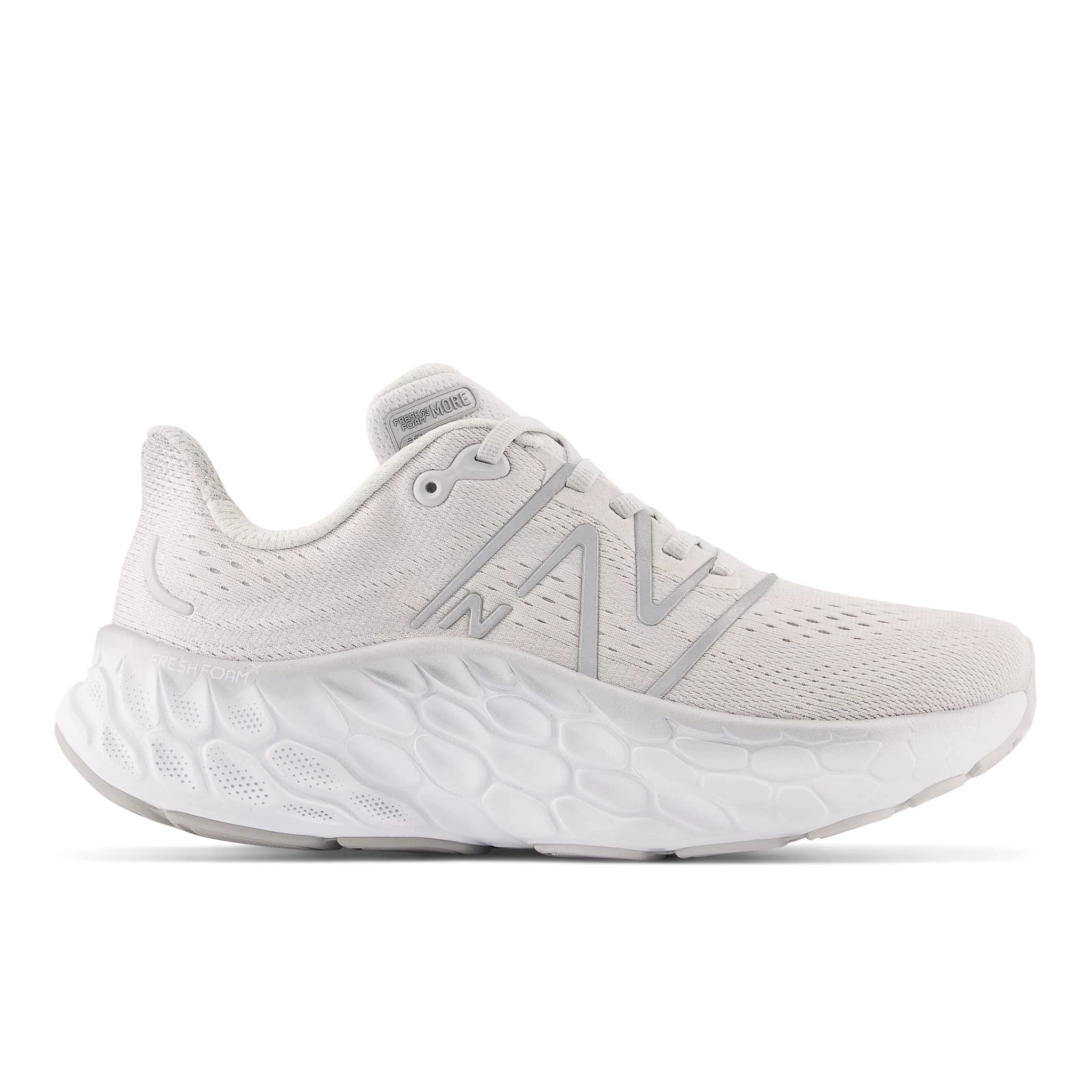 New Balance Women's Fresh Foam X More V4 Running Shoe, Summer Fog/Rain Cloud, 8.5