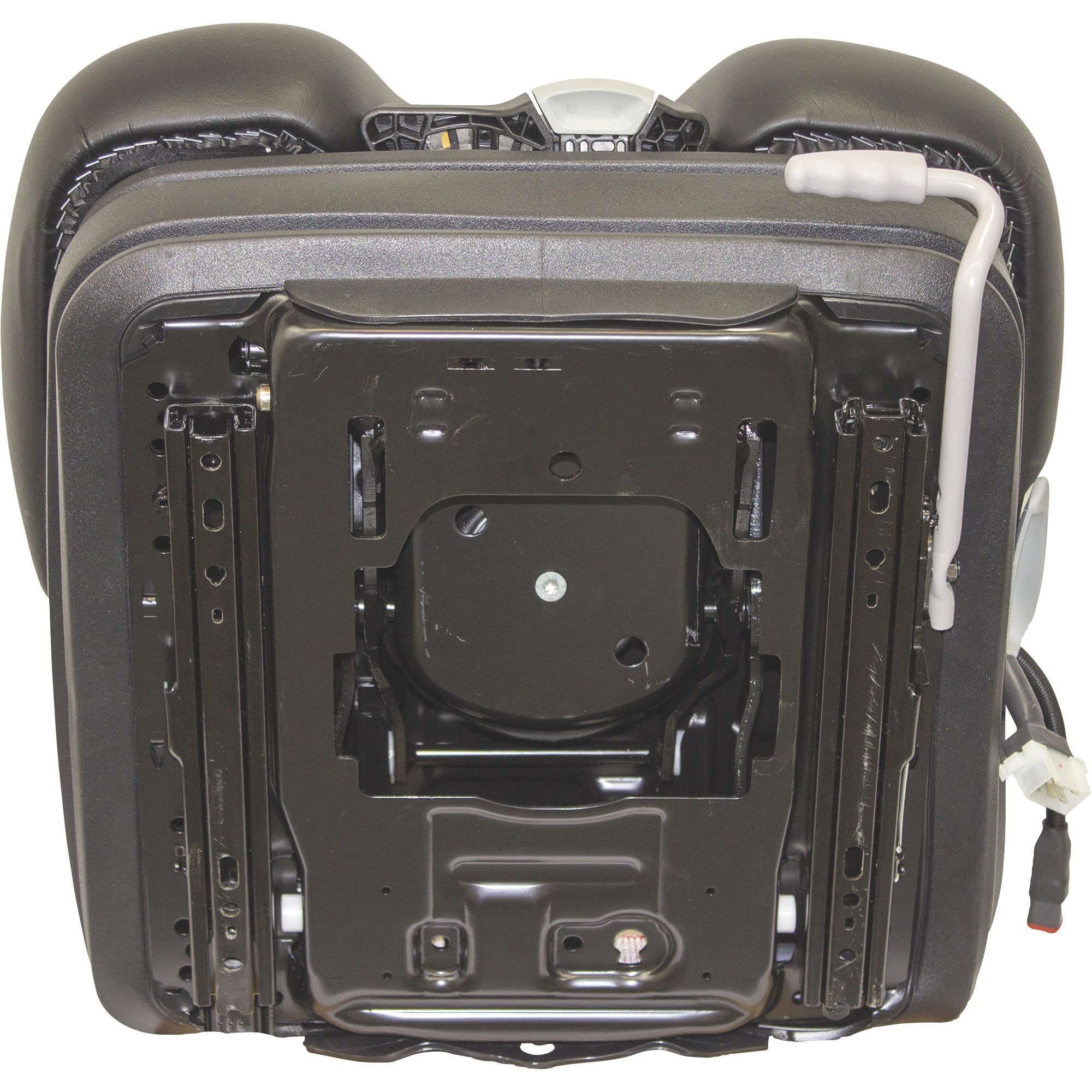 K&M Uni-Pro KM 136 Low Profile Air Suspension Seat with 12 Volt Compressor - 375-Lb. Capacity, Vinyl, Model Number 7916