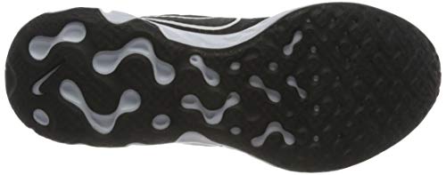 NIKE Women's Running Shoe, Black White Dk Smoke Grey, 6.5